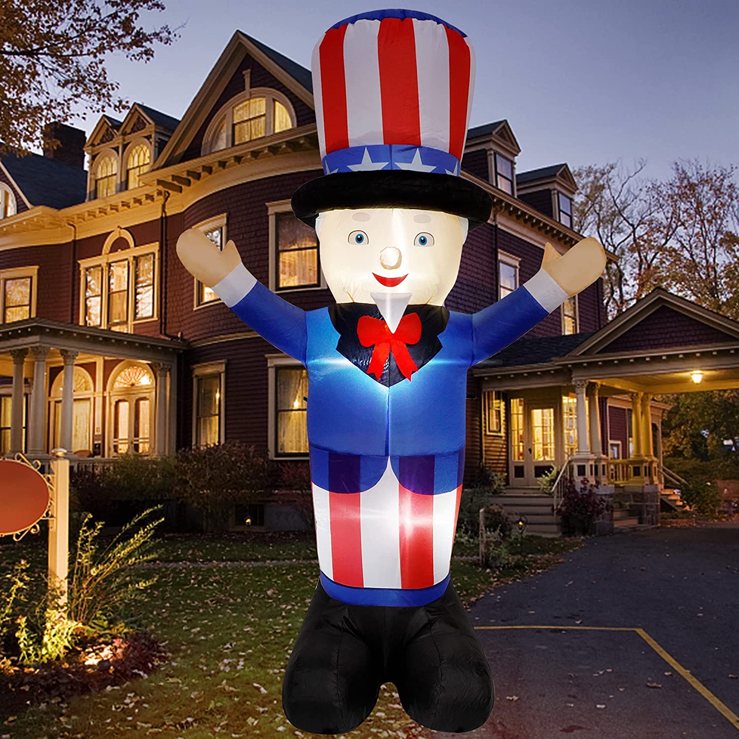 6 FT Giant Patriotic Inflatable Uncle Sam – Militaryvetsusa